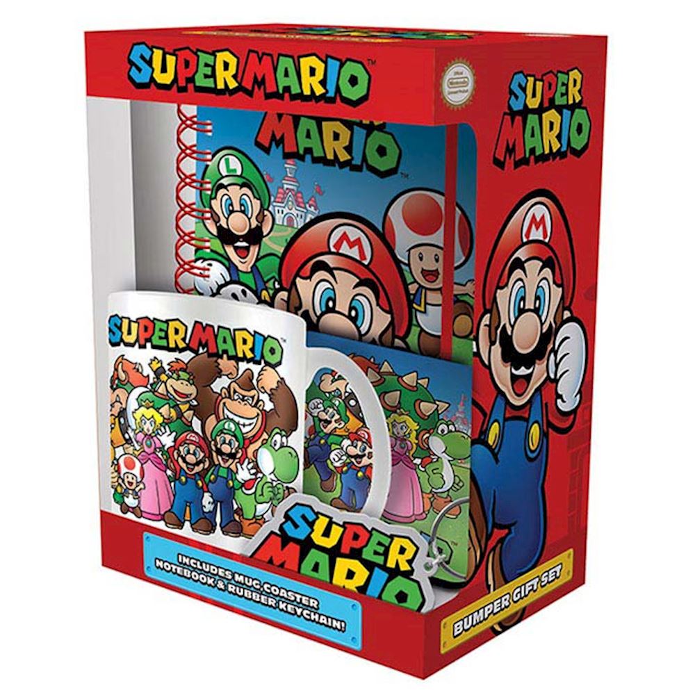 Gift Pack 4 in 1 Super Mario GADGET - Negozio di Videogiochi e Giochi