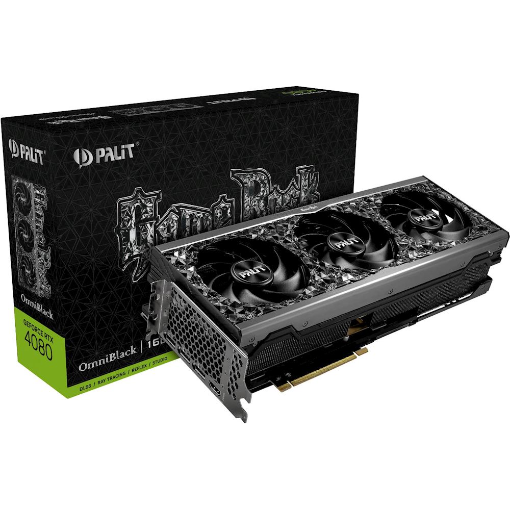 SV Palit GeForce RTX 4080 GameRock OmniBlack 16GB GDDR6X 3xDP 1.4a HDMI ...