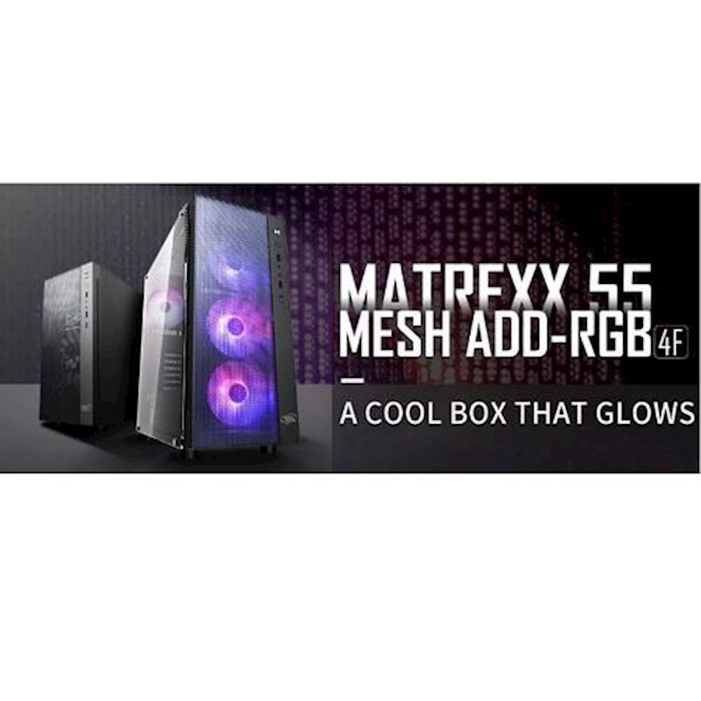 DEEPCOOL CASE MID TOWER MINI-ITX...E-ATX DP-ATX-MATREXX55-MESH-AR-4F ...