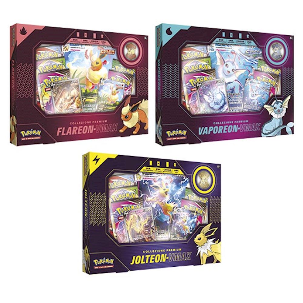Pokemon Flareon / Vaporeon / Jolteon Box product - Negozio di ...