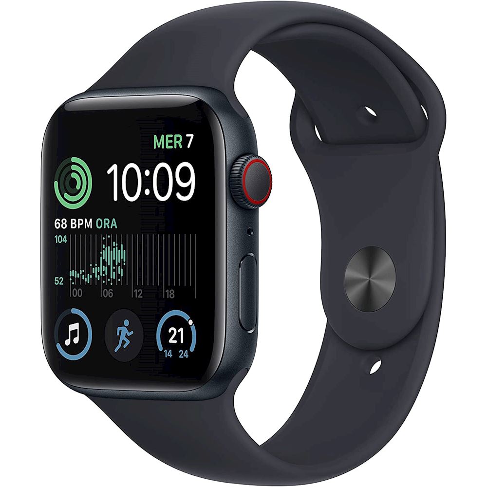 APPLE WATCH SE GPS + CELLULAR 44MM MIDNIGHT ALUMINIUM CASE WITH ...