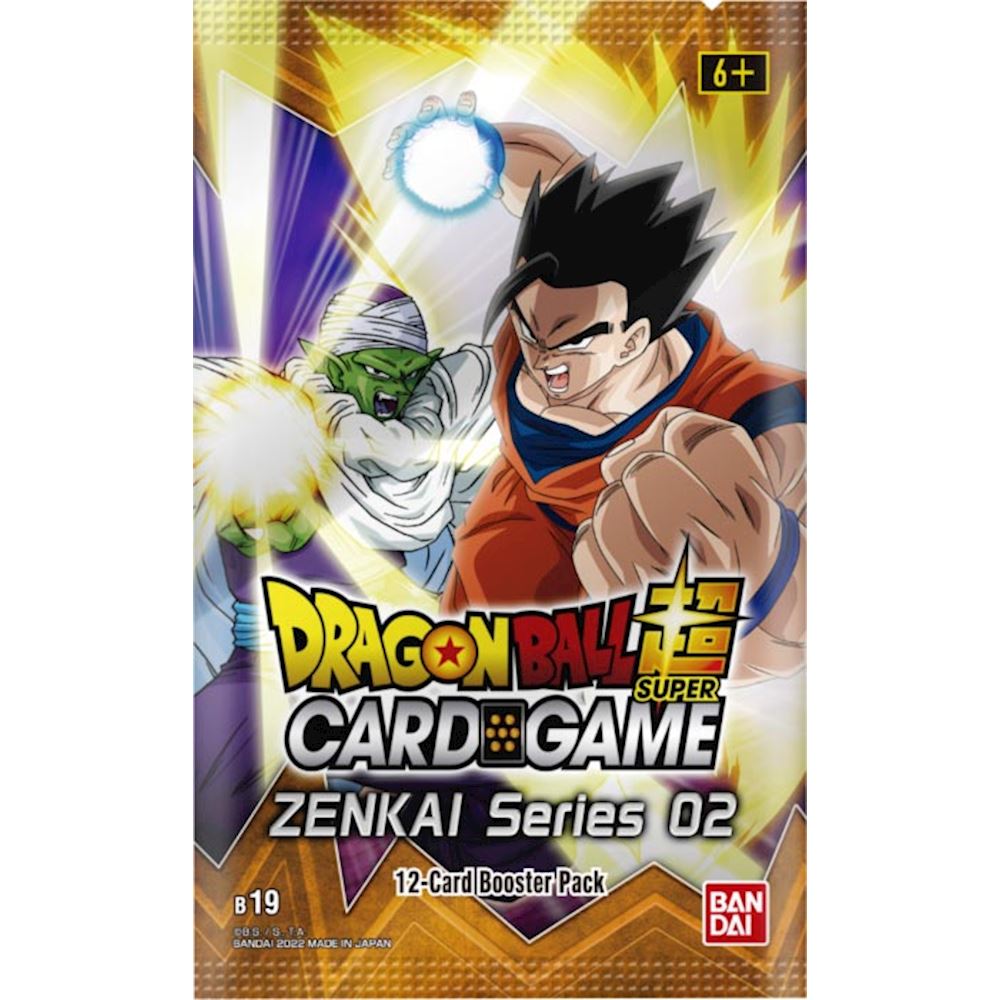 Dragon Ball Zenkai Series Set 02 ENG 1 Busta CARTE DA GIOCO ...