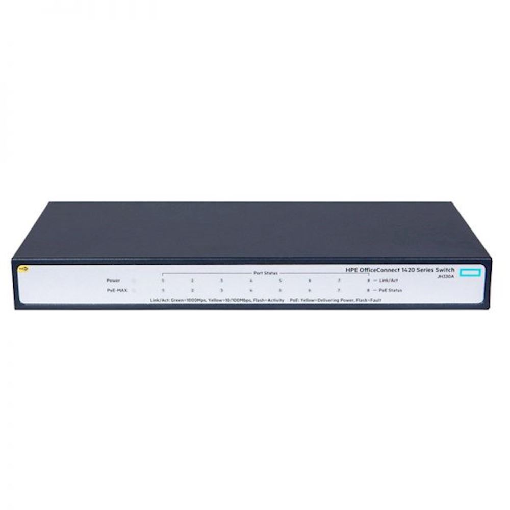 HPE SWITCH ETHERNET 1420-8G NOUP POE L2 RACK-1U SWITCH E HUB - Negozio di Videogiochi e Giochi