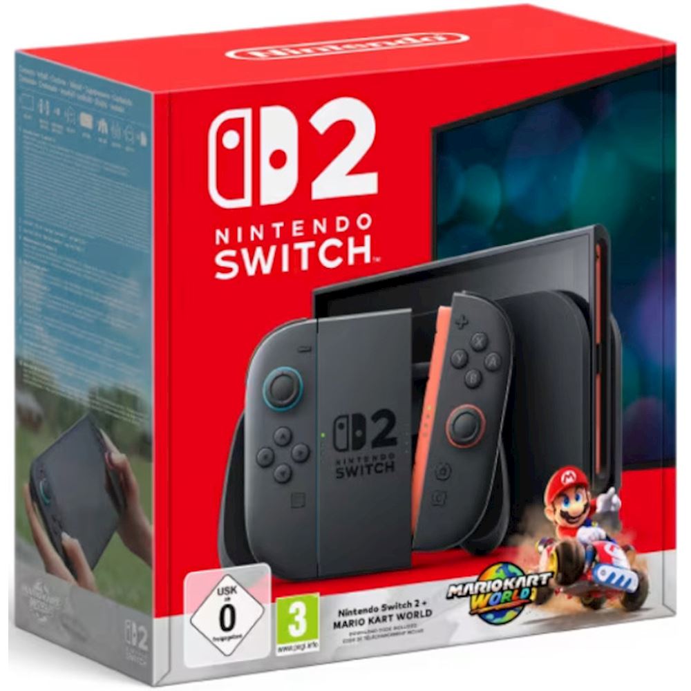 Nintendo Switch 2 + Mario Kart World console da gioco portatile 20,1 cm (7.9") 256 GB Touch ...