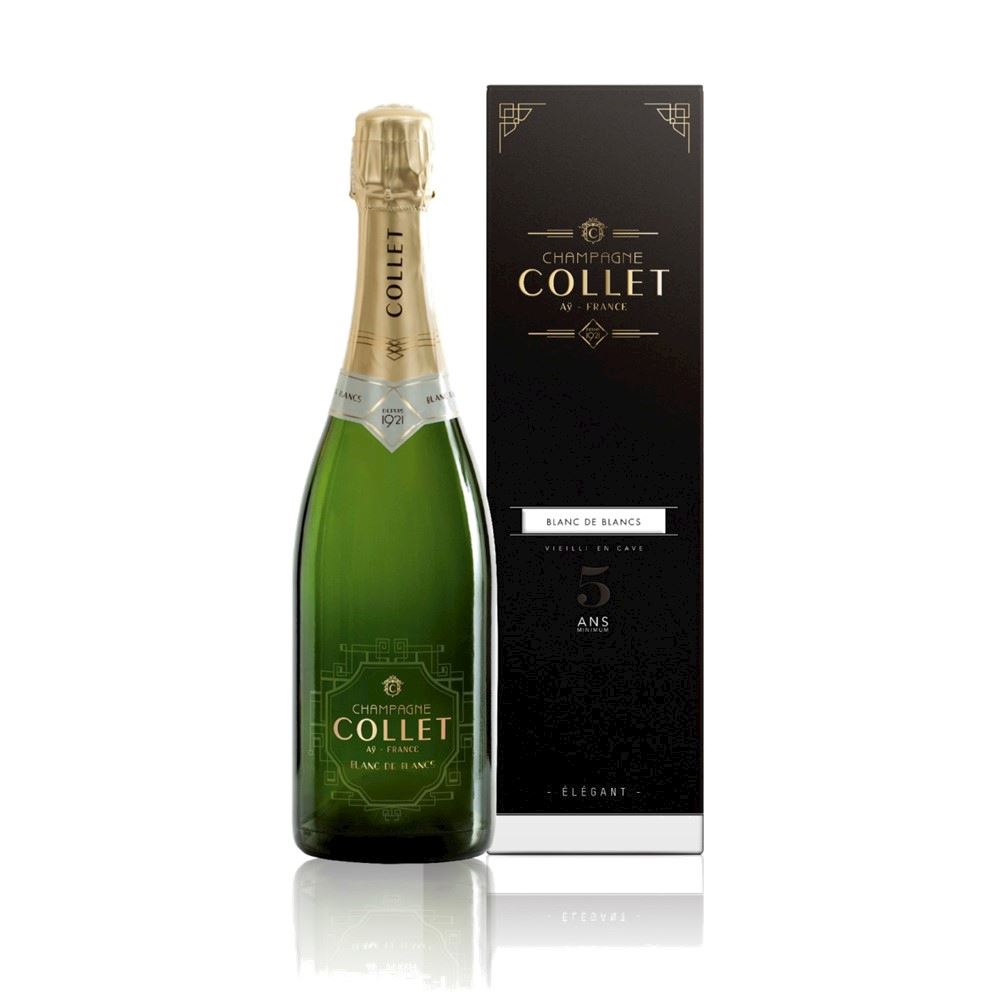 Champagne AOC Brut Blanc de Blancs 1°er Cru - Collet -GIFTBOX- Brut ...