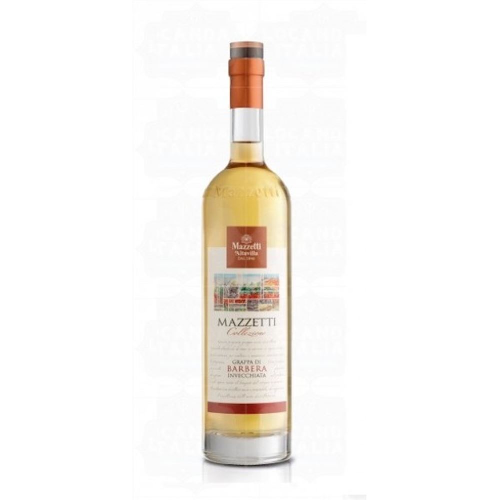 GRAPPA MAZZETTI MONOV.BARBERA INVECCHIATA 43% CL.70 product - Antica ...