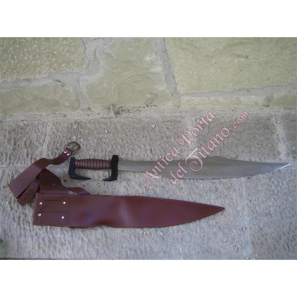 Spada Trecento 300 fodero pelle marrone 300 - Antica Porta del Titano ...
