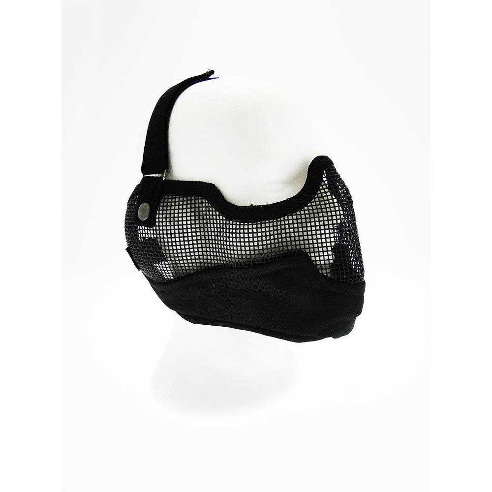 Maschera Tactical Metallo Face Net Nera Royal softair Dispositivi ...