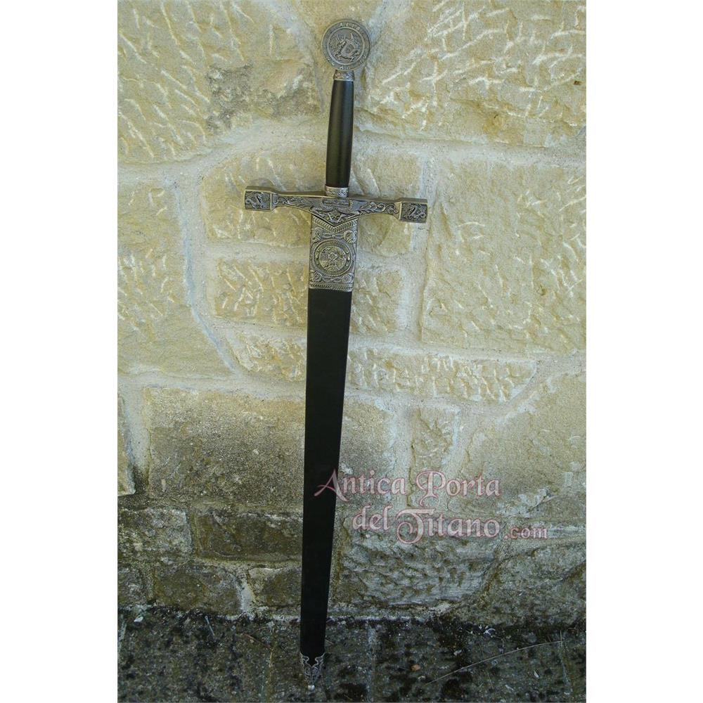 Spada Excalibur Deluxe con fodero e lama serigrafata Cavalieri Tavola ...