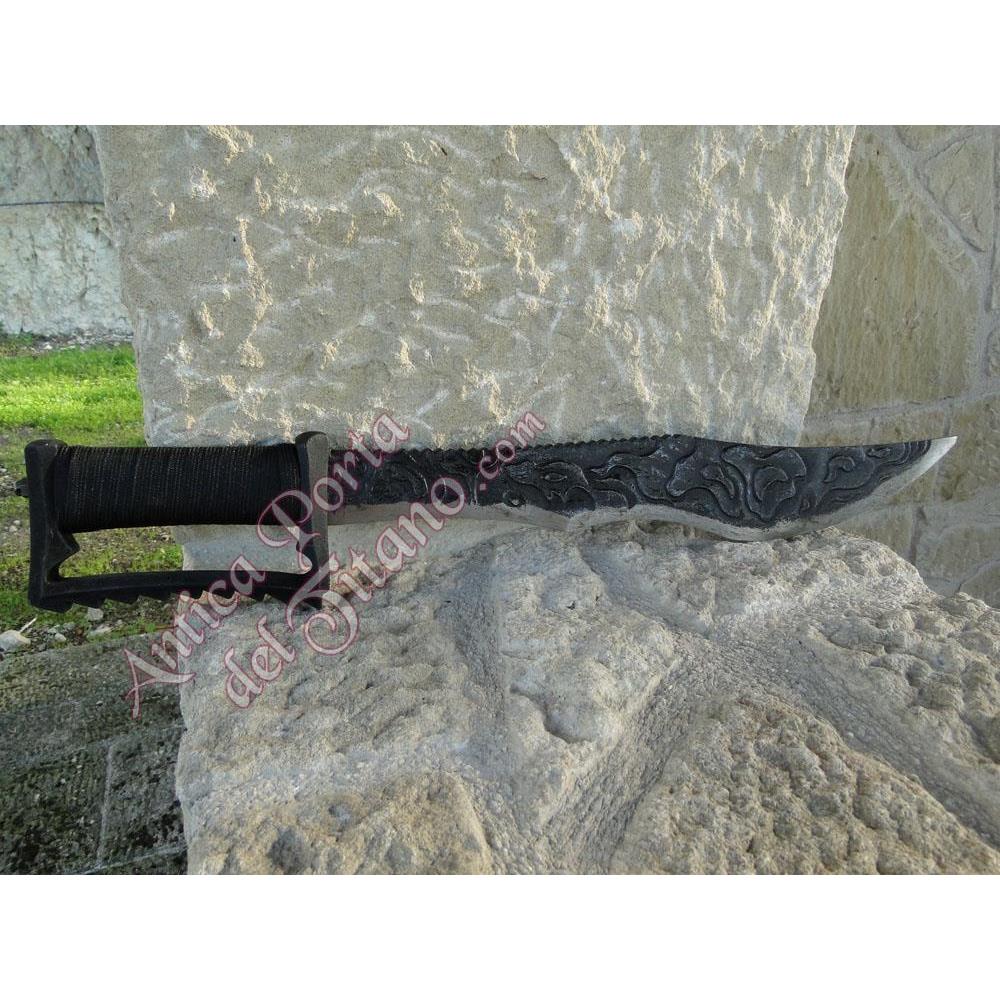 Spada Leonida 300 lunga Nera Practical da Utilizzo Da combattimento ...