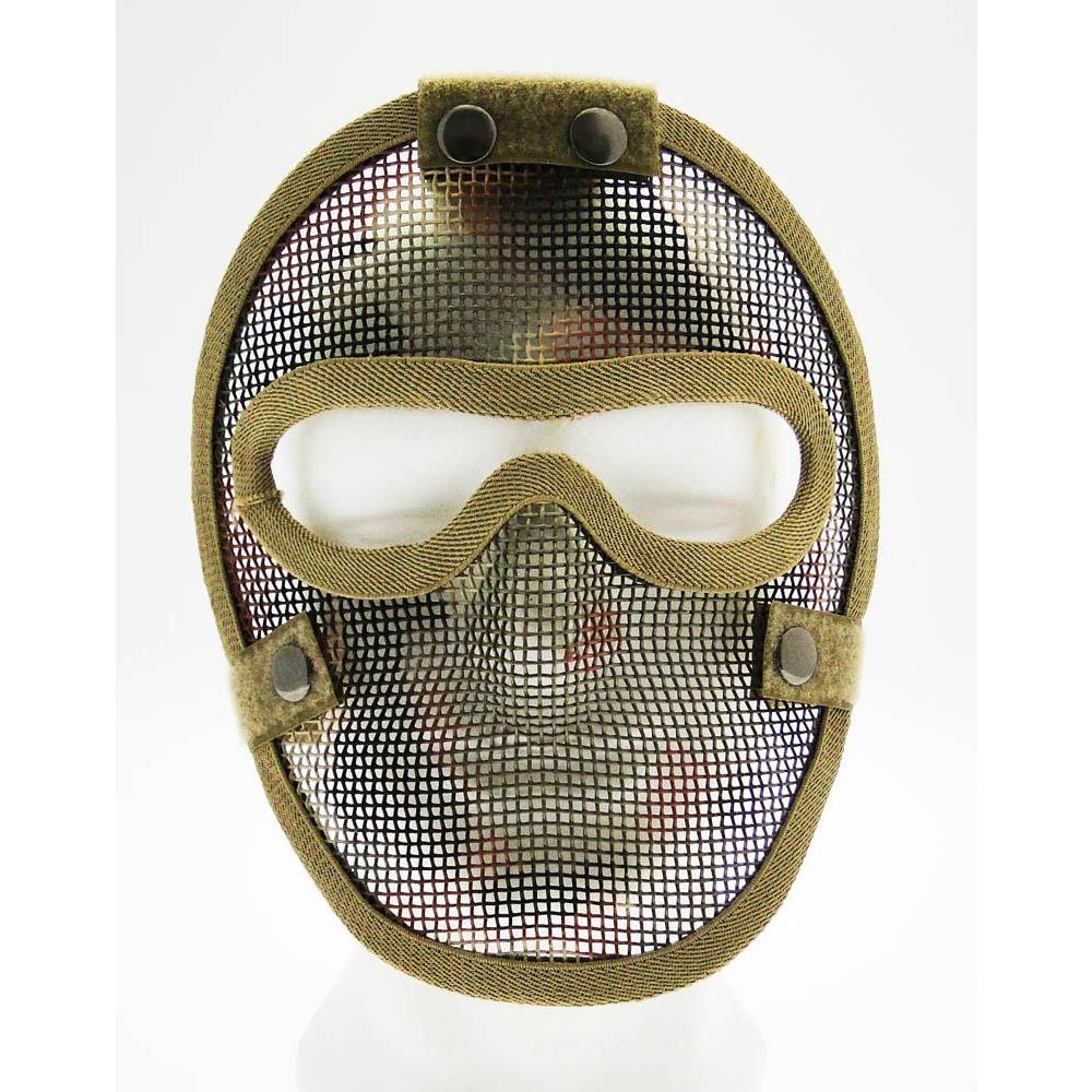 Maschera Tactical Metallo Full Face Net Mimetica Royal softair ...