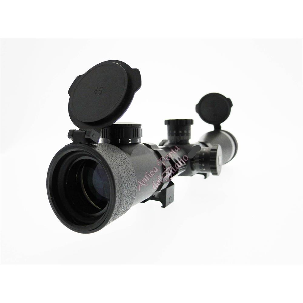 Ottica 6-24 x 56 tubo da 30 mm Livella + Reticolo Illuminato Ottiche ...