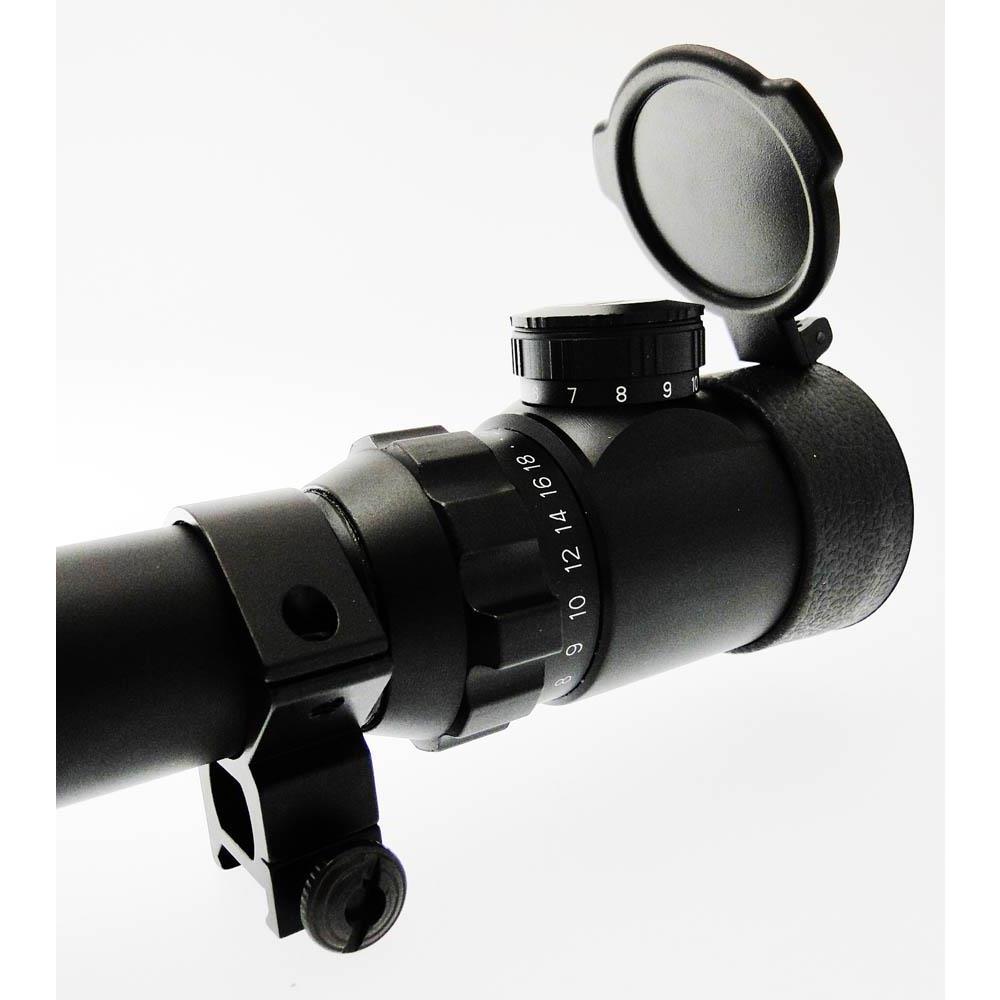 Ottica 8-32 x 56 tubo da 30 mm Livella + Reticolo Illuminato Ottiche ...