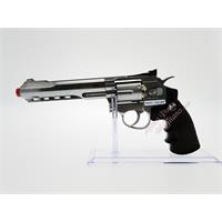 Pistola CO2 REVOLVER Silver 702 full metal tamburo rotante Riproduzioni ...