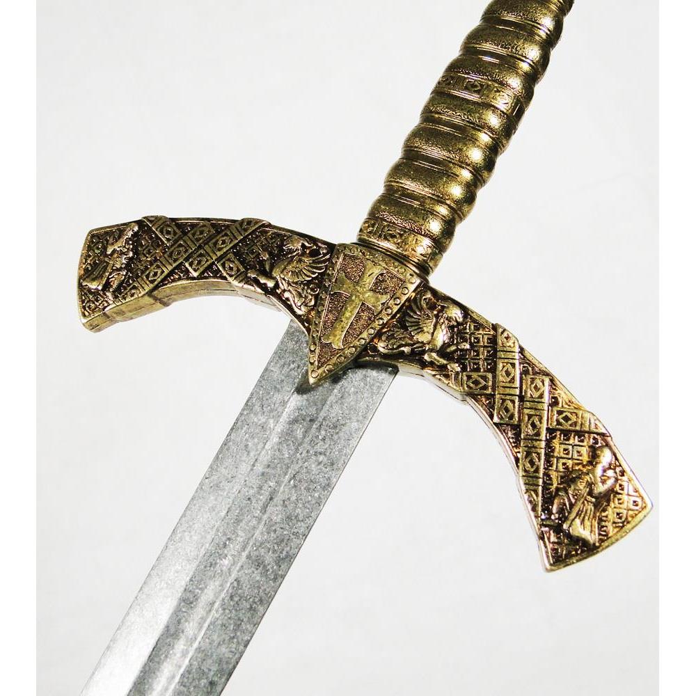 Spada Cavaliere Templare utilizzata nelle Crociate fodero Rosso Antiche ...