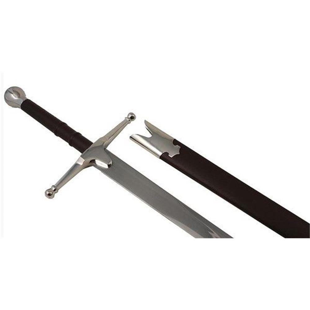 Spada Medievale con fodero in ecopelle 114 cm Braveheart Medievali ...