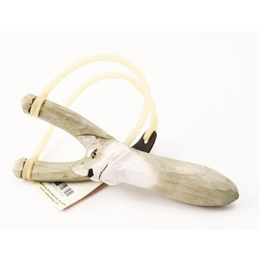 Fionda in legno a forma di lupo misura 20 cm Fionde professionali ...