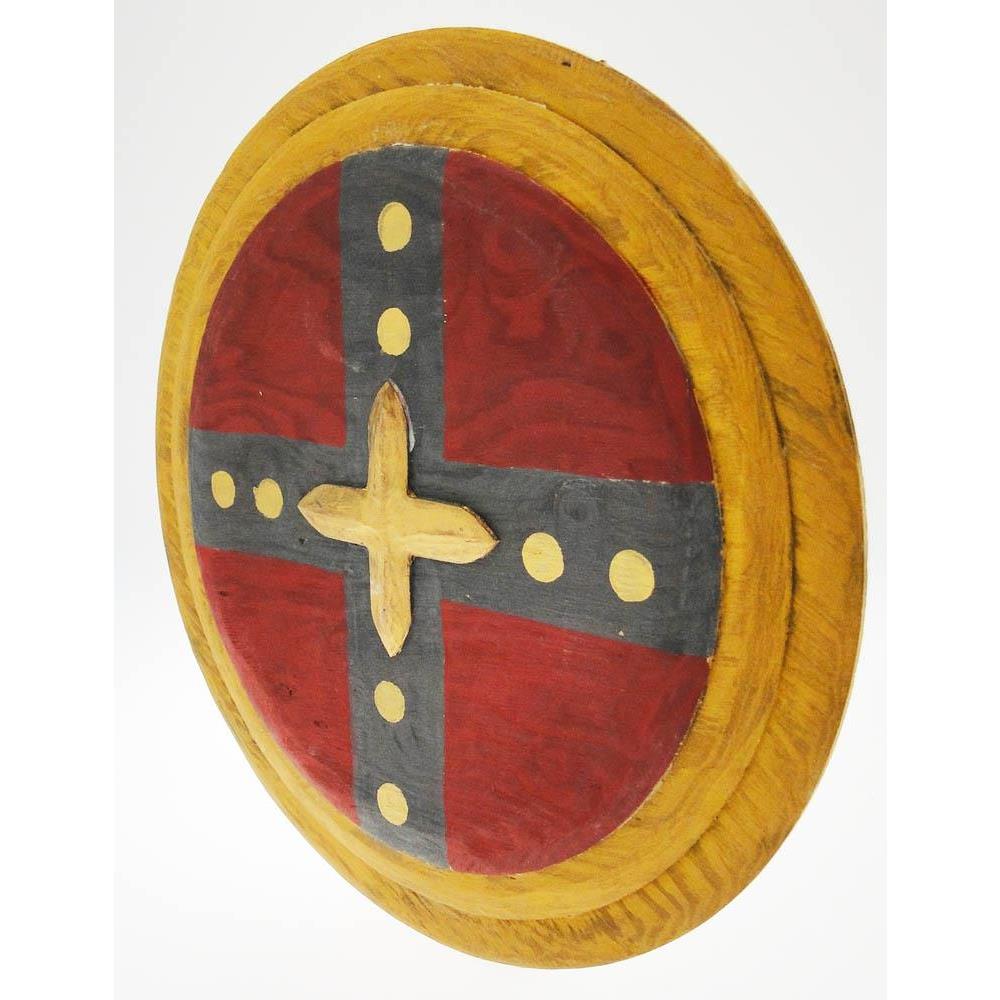 Scudo Romano rotondo con spada in legno Gladi e daghe - Antica Porta ...