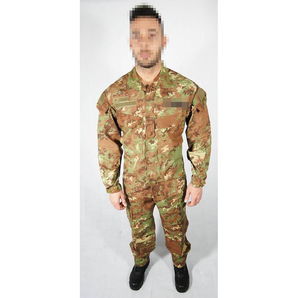 Uniforme Vegetato Italiano giacca Zip e pantalone 10 tasche Softair ...
