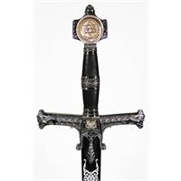 Spada di Re Salomone con Croce di David e lama serigrafata Antiche ...