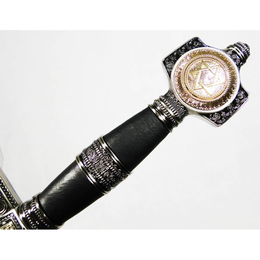 Spada di Re Salomone con Croce di David e lama serigrafata Antiche ...