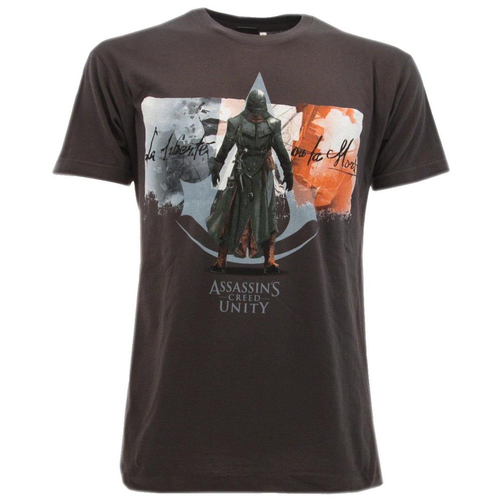 T-shirt Assassin's Creed Unity Grigio Assassin's Creed - Antica Porta ...