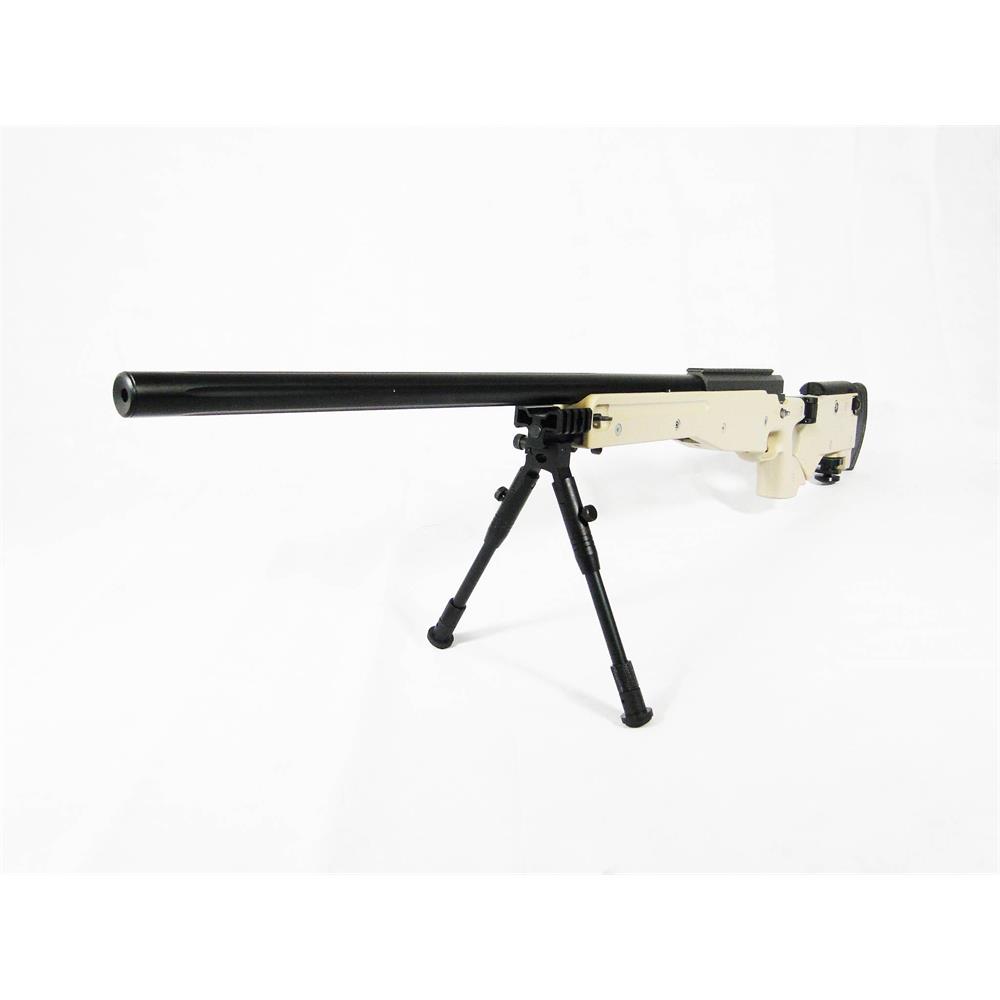 Fucile Carabina Sniper AW 338 2000 Originale Well TAN + bipiede Molla ...