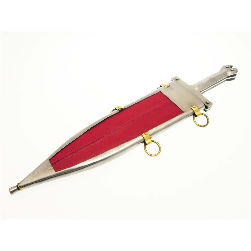 Pugio romano di Pompei - I secolo Avanti Cristo fodero rosso e acciaio ...