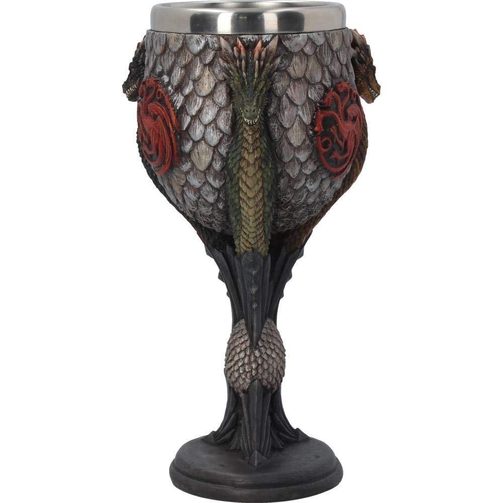 Calice di Casa Targaryen Originale Game of Thrones Deluxe Vino 17,5 cm ...
