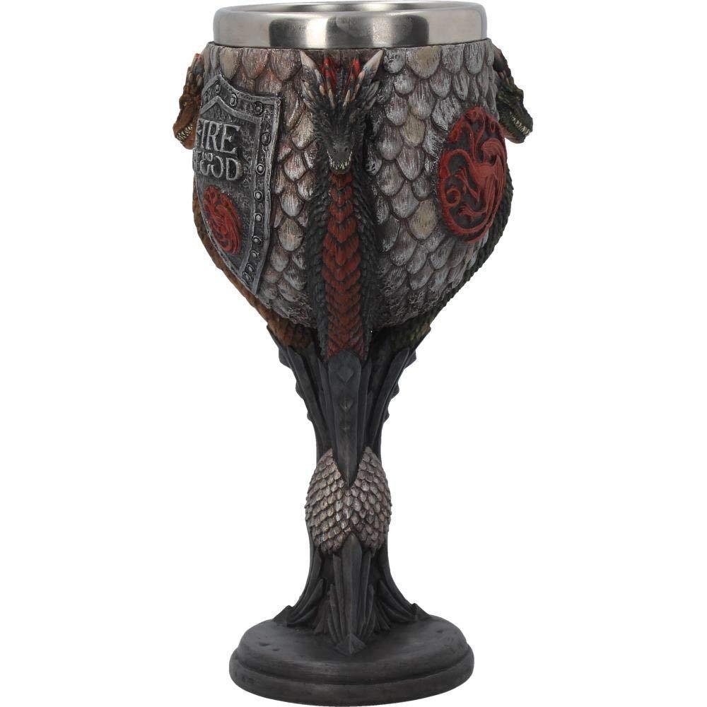 Calice di Casa Targaryen Originale Game of Thrones Deluxe Vino 17,5 cm ...