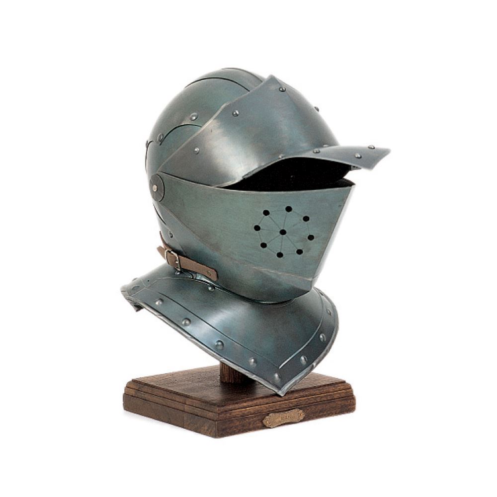 Elmo Medievale in ferro da cavallo, XV-XVI secolo da Adulto per ...