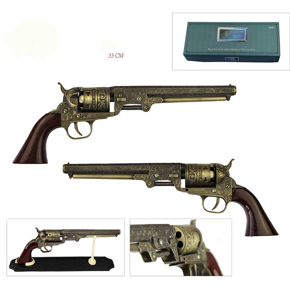 Pistola revolver a tamburo cm. 33 Old West - Antica Porta del Titano ...