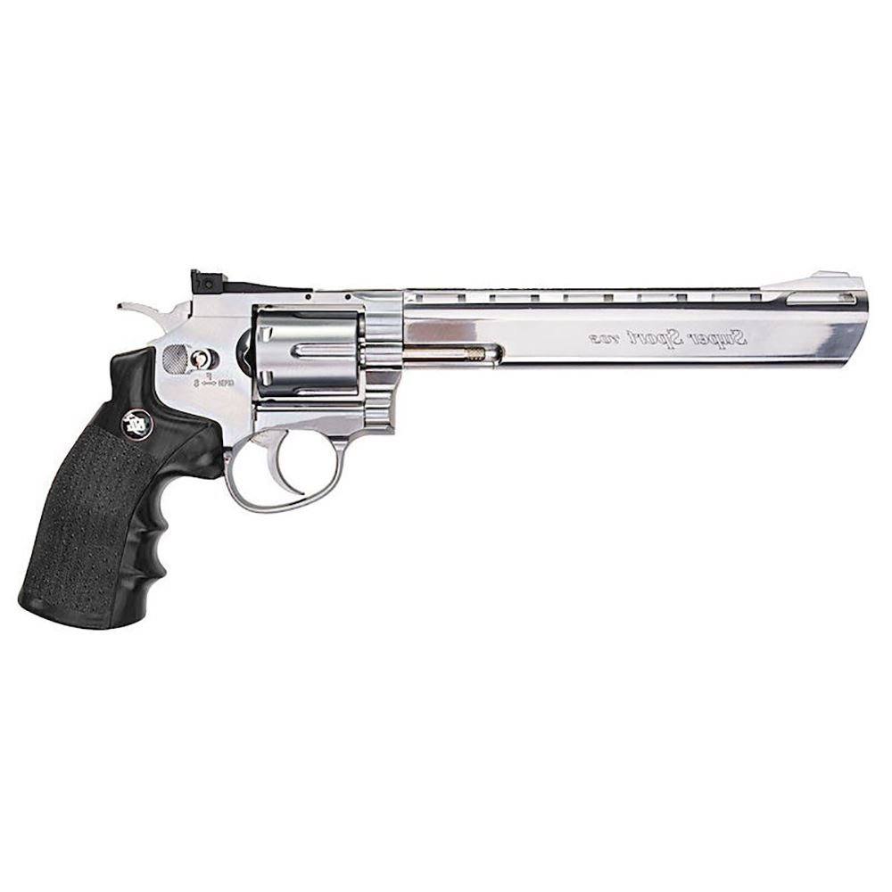 Pistola C02 - Revolver 703 Silver - Full metal - Tamburo rotante - WG ...