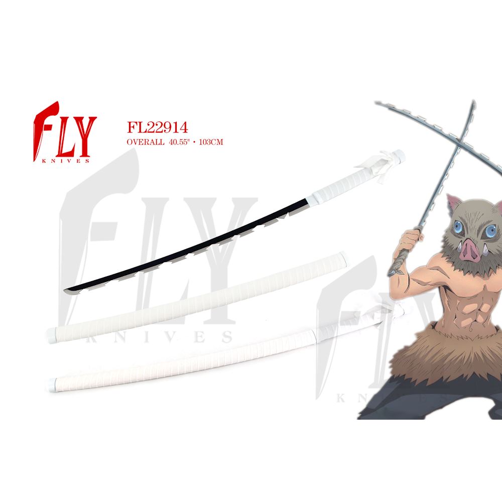 Katana Demon Slayer di Inosuke Hashibira cm. 103 Kimetsu no Yaiba Altre ...