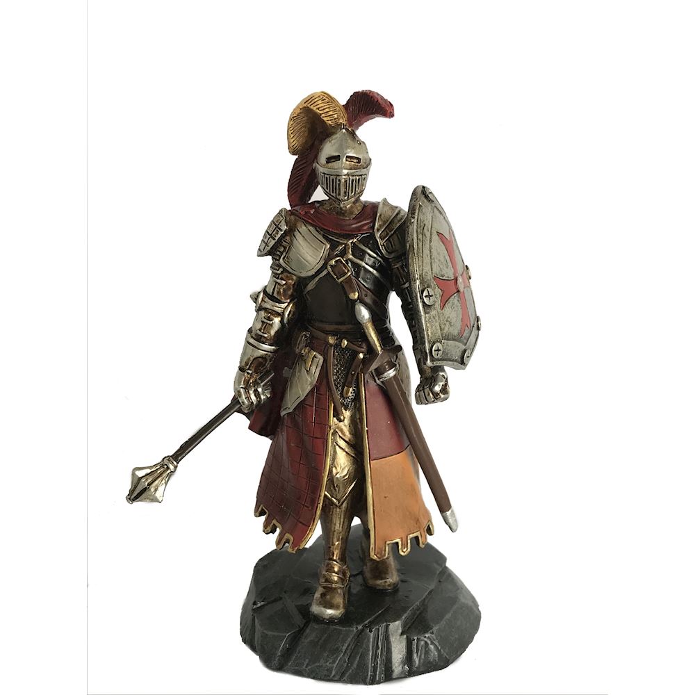 Cavaliere Medievale Cavaliere Medievale Di Guardia — Foto Stock Di