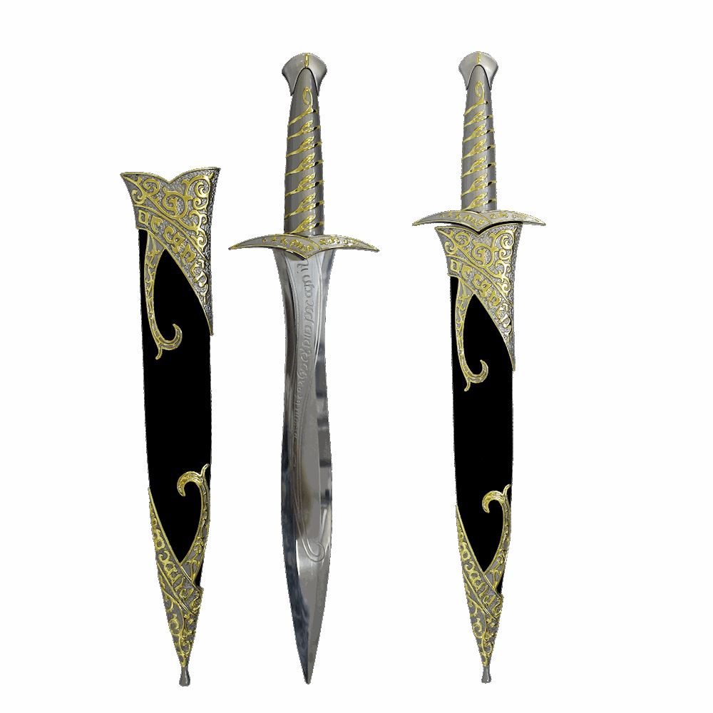 Pungolo di Frodo Signore degli Anelli Lord Of the Rings fodero in ...