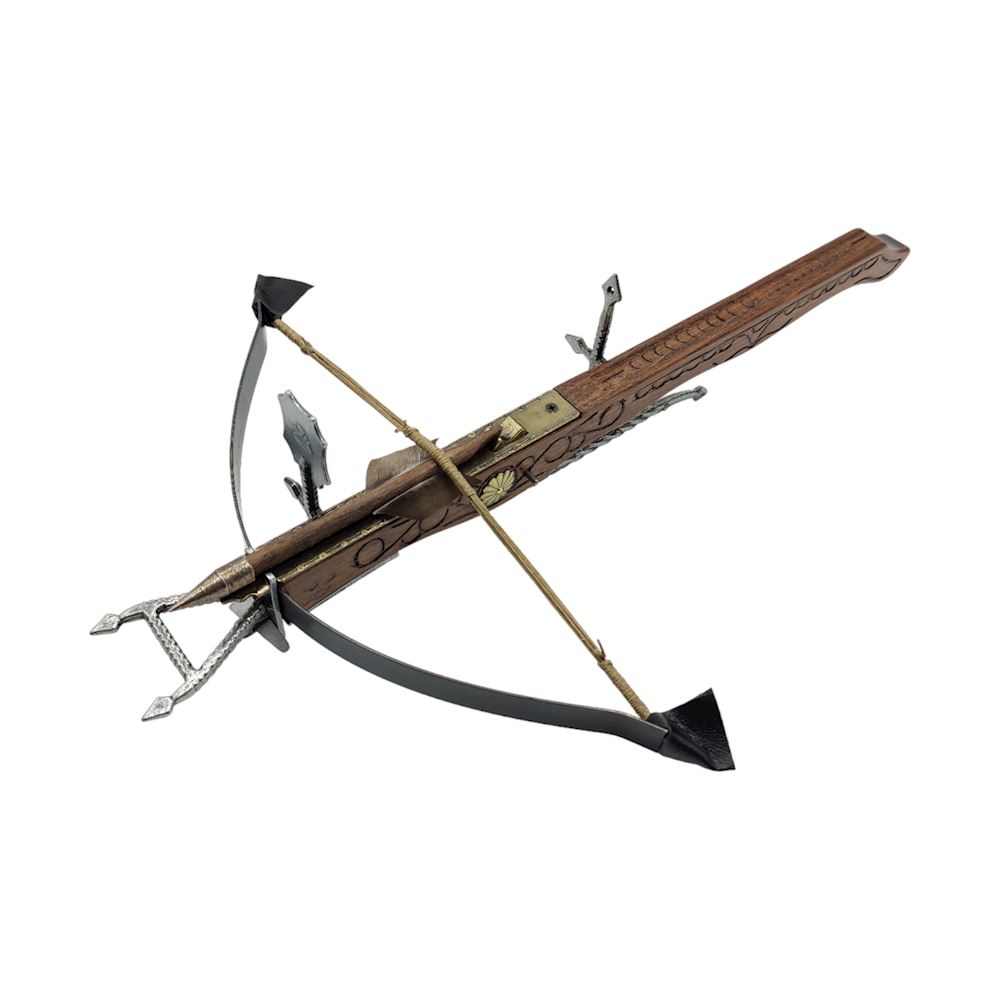 Balestra Classica Media 46 cm in legno intarsiato XV secolo Balestre ...