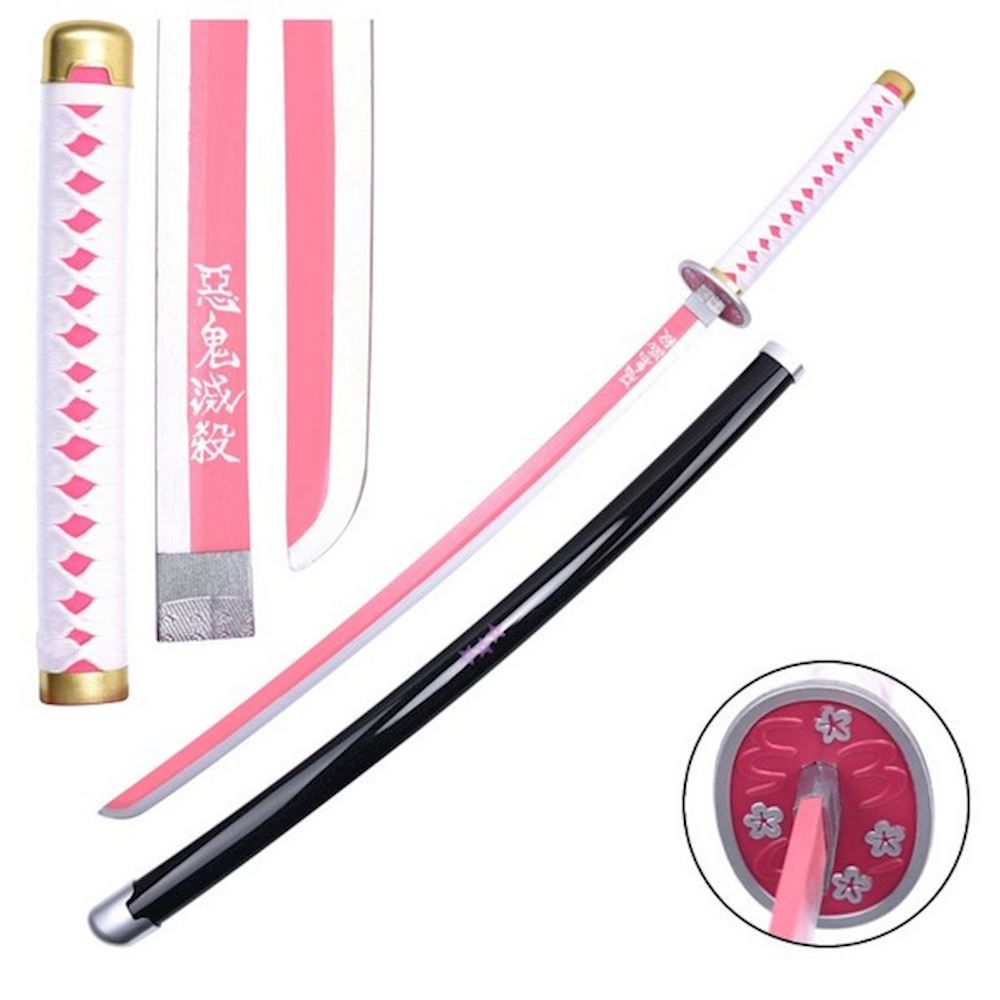 Katana Kanao Tsuyuri Demon Slayer versione lama bamboo 100 cm Demon ...
