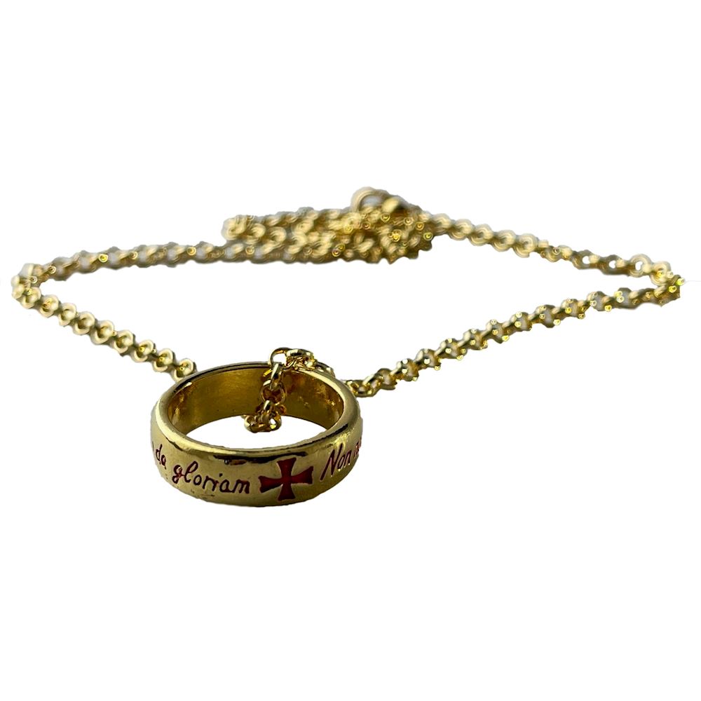 Templare collana c/anello oro e smalti ass.ti Accessori - Antica Porta ...