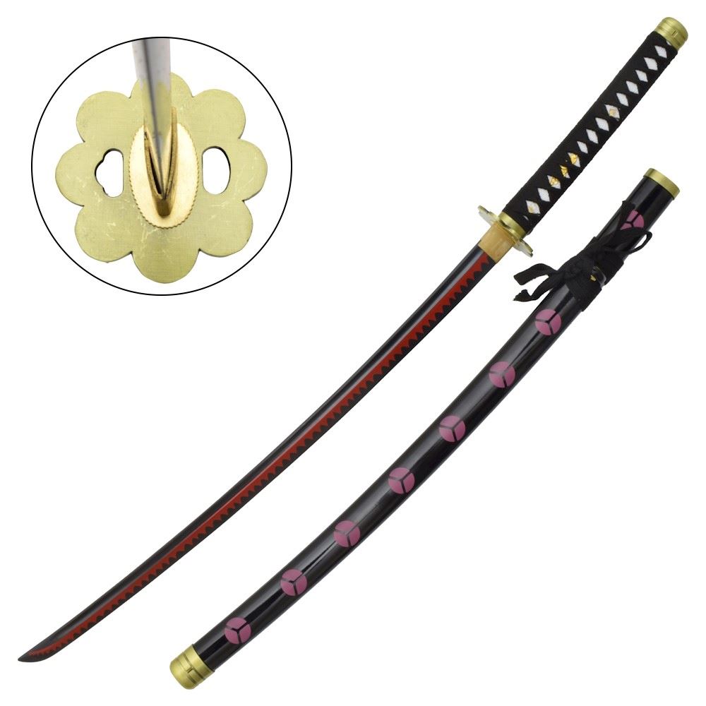KATANA ORNAMENTALE ISPIRATA ALLA KATANA SHUSHUI DI RORONOA ZORO SERIE ...