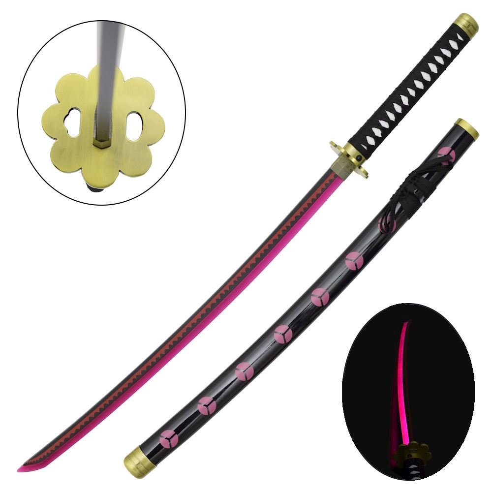 KATANA SHUSHUI DI RORONOA ZORO CON ILLUMINAZIONE LED - ONE PIECE ...