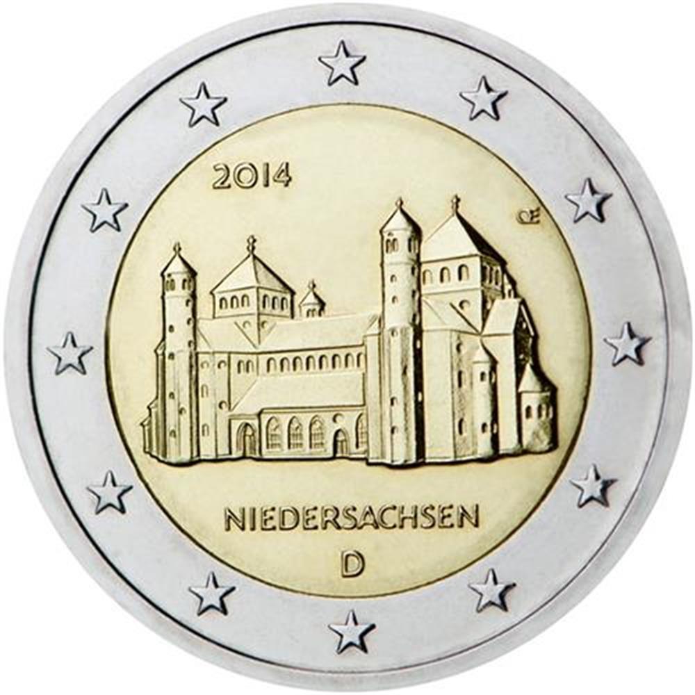 2 euro Germania 2014 Chiesa di San Michele - Niedersachsen zecca: G ...