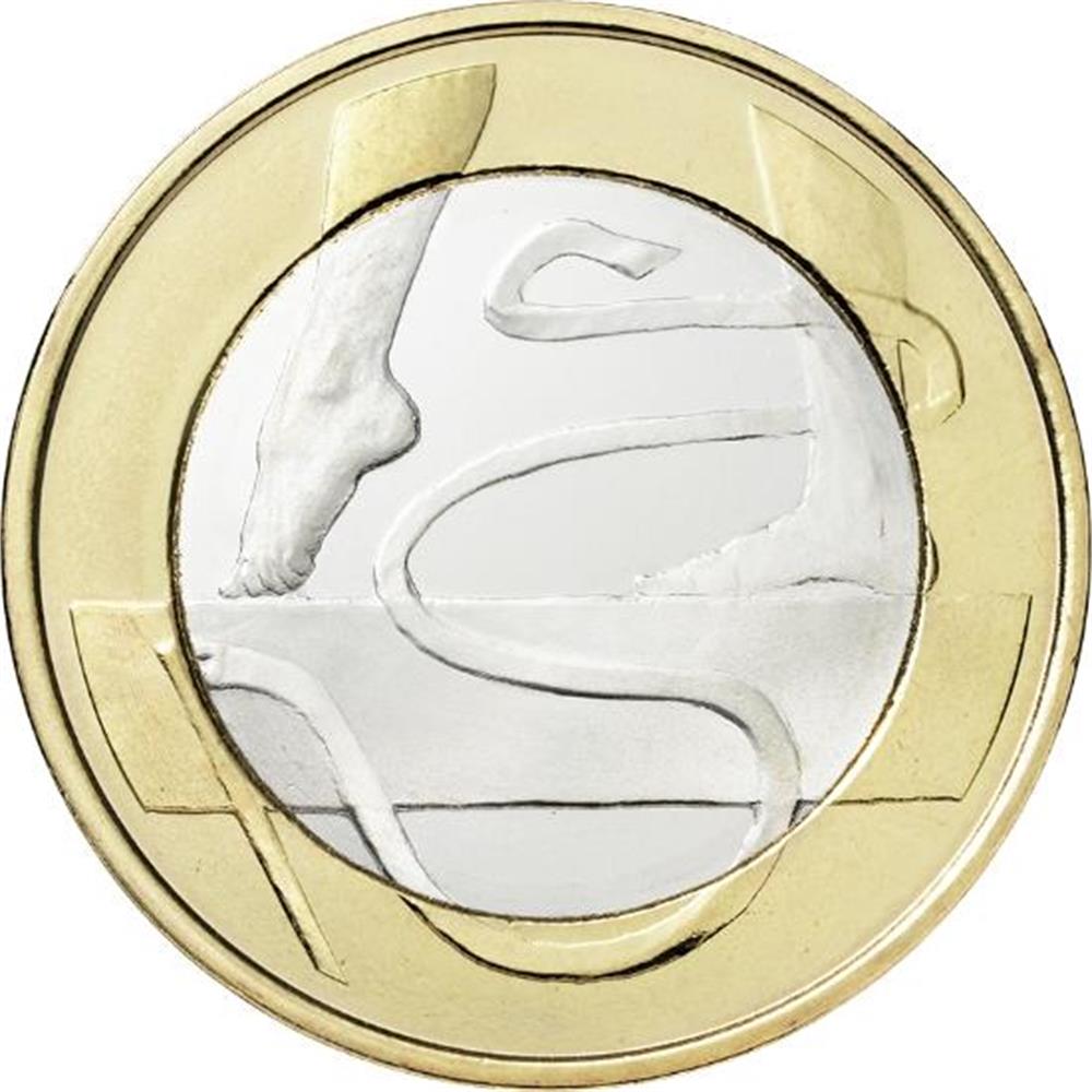 5 euro Finlandia 2015 Sport Finlandesi Ginnastica Finlandia - Euro ...