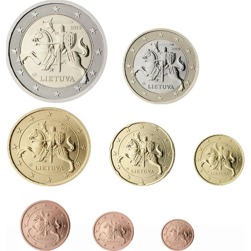 Serie euro Lituania 2015 Serie Complete - Euro commemorativi, monete e ...
