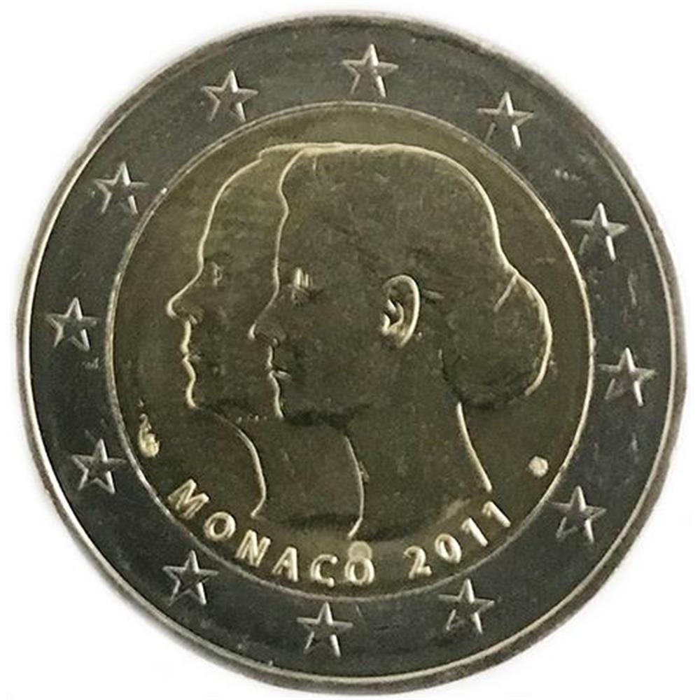 2 euro Monaco 2011 Matrimonio Monaco - Euro commemorativi, monete e ...