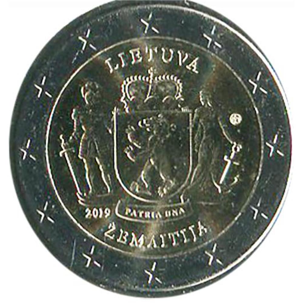2 euro Lituania 2019 Regioni etnografiche lituane - Samogizia 2019 ...