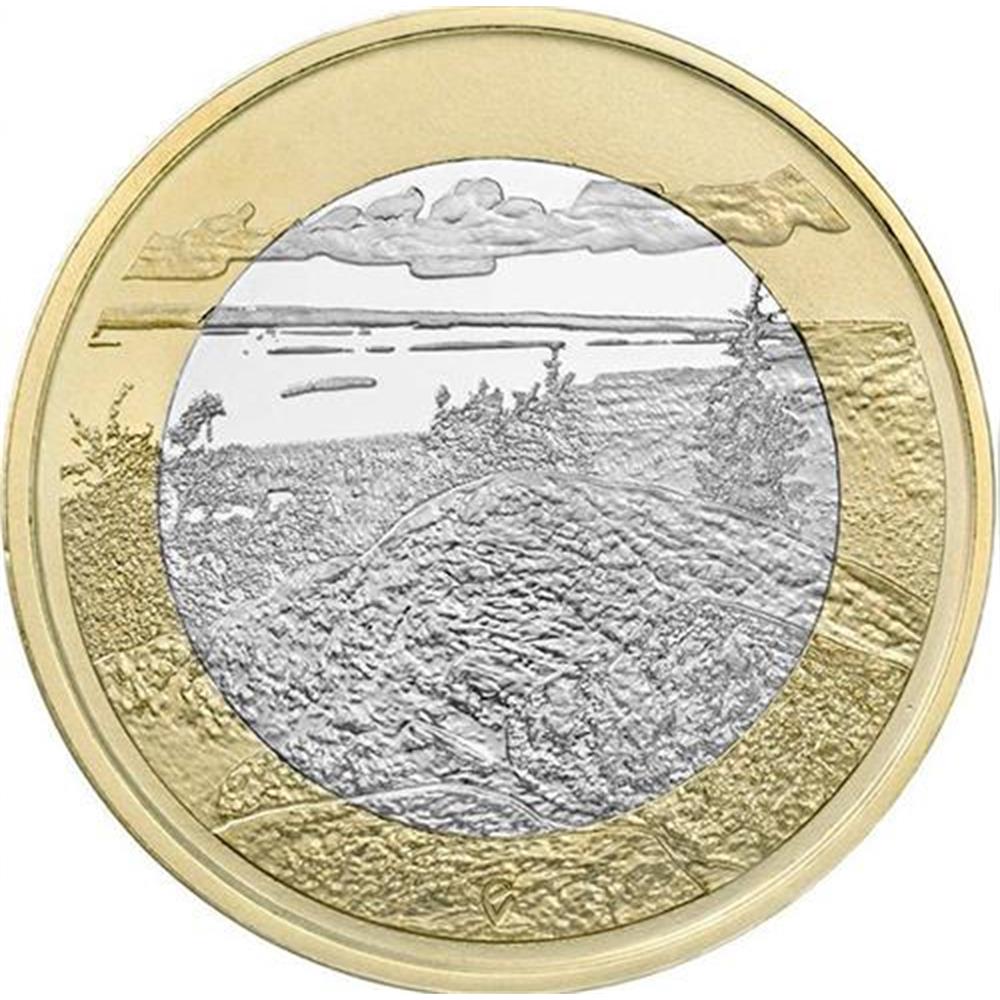 5 euro Finlandia 2018 Paesaggi nazionali finlandesi: Parco nazionale di ...