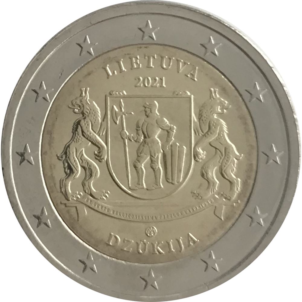 2 euro Lituania 2021 Regioni etnografiche lituane - Dzukija 2021 - Euro ...