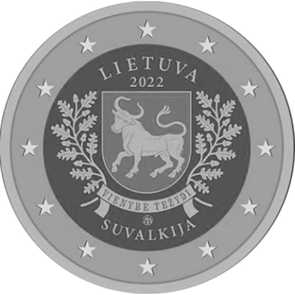 2 euro Lituania 2022 Regioni etnografiche lituane - Suwalki 2022 - Euro ...