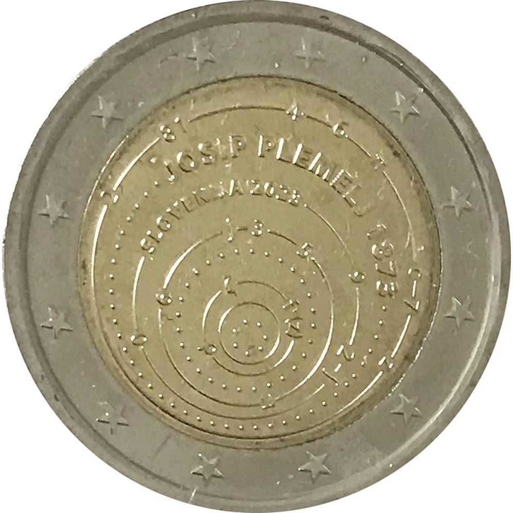 2 euro Slovenia 2023 fdc 150° anniversario della nascita Josip Plemelj 2023 - Euro commemorativi ...